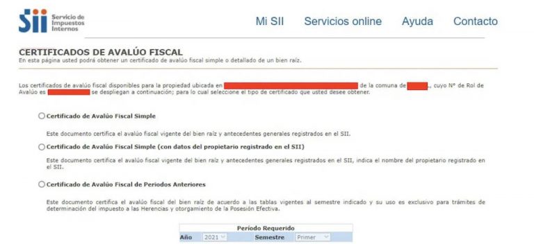 Certificado de Avalúo Fiscal (2022) Cómo Descargar GRATIS en SII